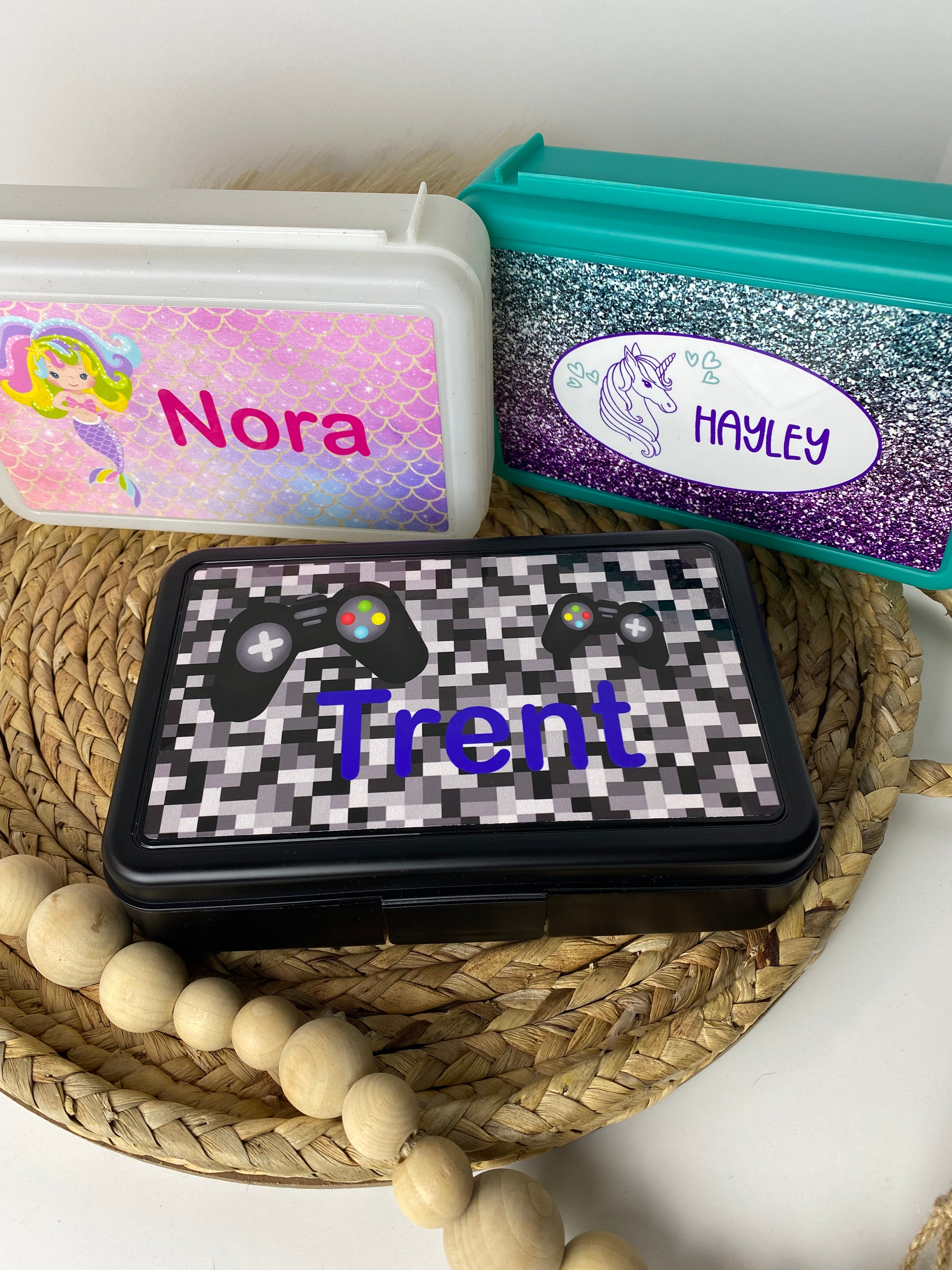 Custom Pencil Box for Kids, Back to School, Art Supplies Storage – The ...