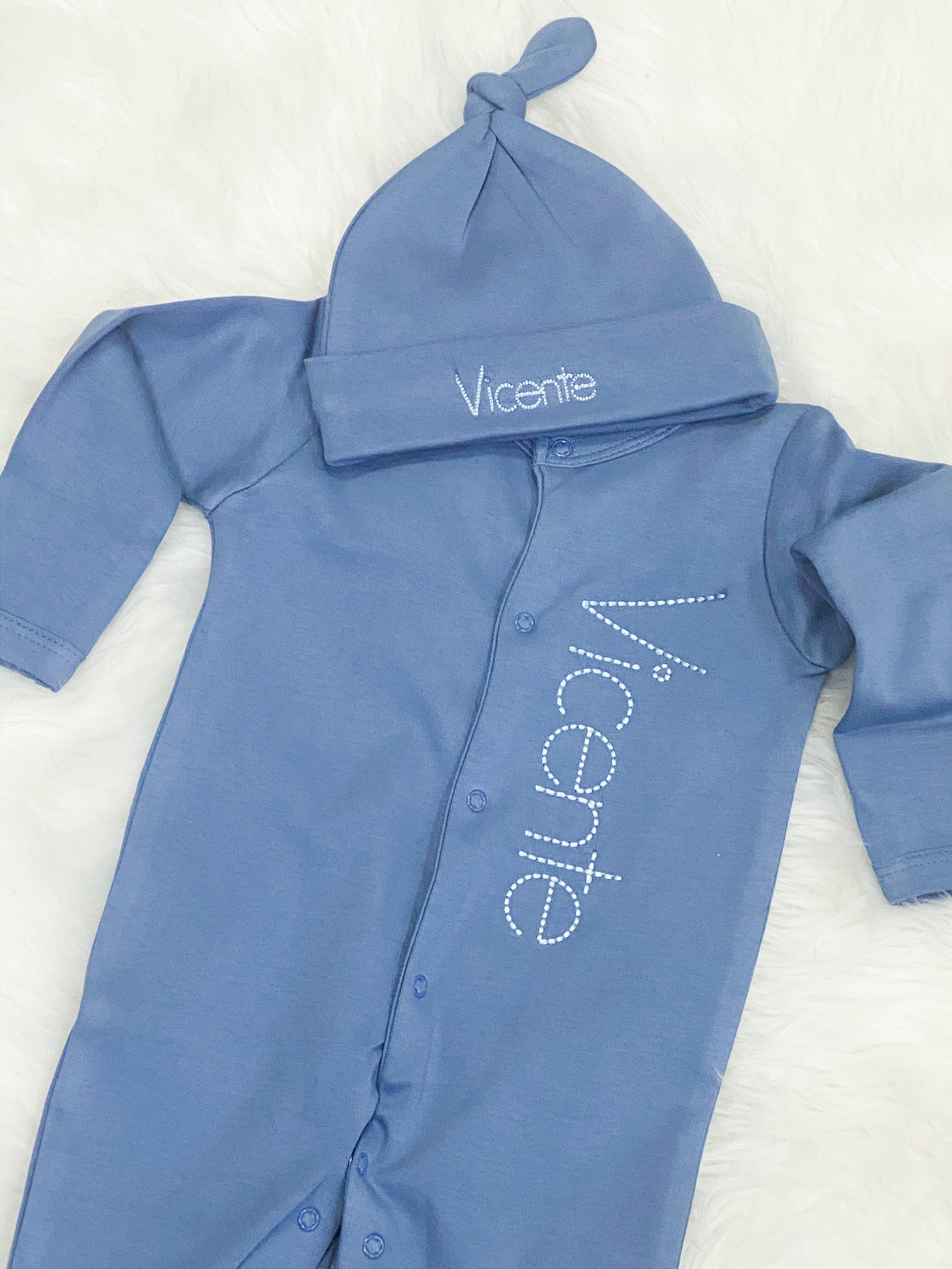 Personalized Coming Home Outfit for Boy, Custom Footie for Boy – The ...